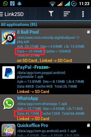 Ndroidify: Upgrade from link2sd to link2sd plus
