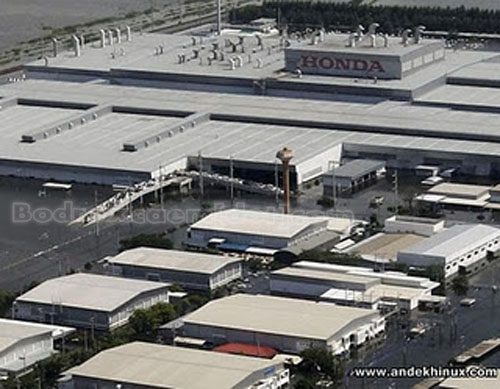 Pabrik Honda di Thailand Berubah Menjadi Pemancingan ng boranan ~ boranan