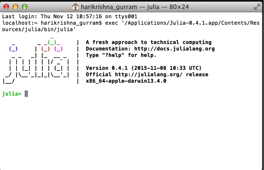 Programming for beginners: Installing Julia on Mac OS