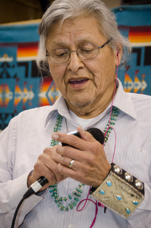 Adopt-A-Native-Elder Blog: Ma'ii Comes To The Warehouse