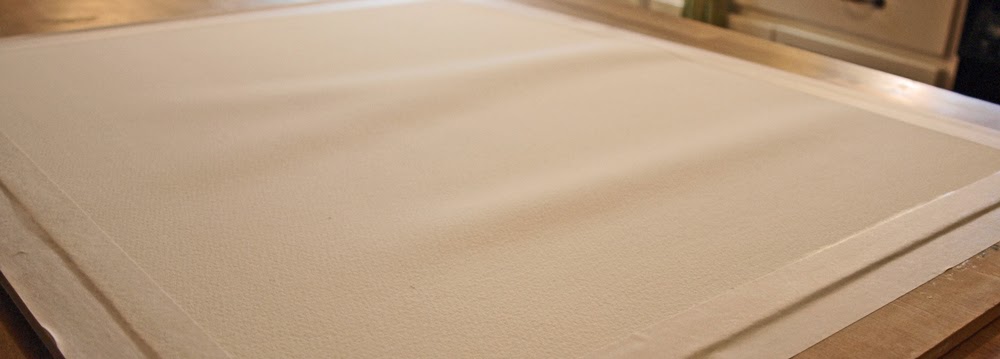 The 52-Week Illustration Challenge: learn: Stretching Watercolour Paper ...