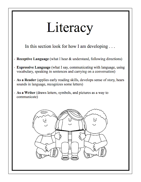 Early Childhood Scribbles: Preschool Literacy Portfolio Packet