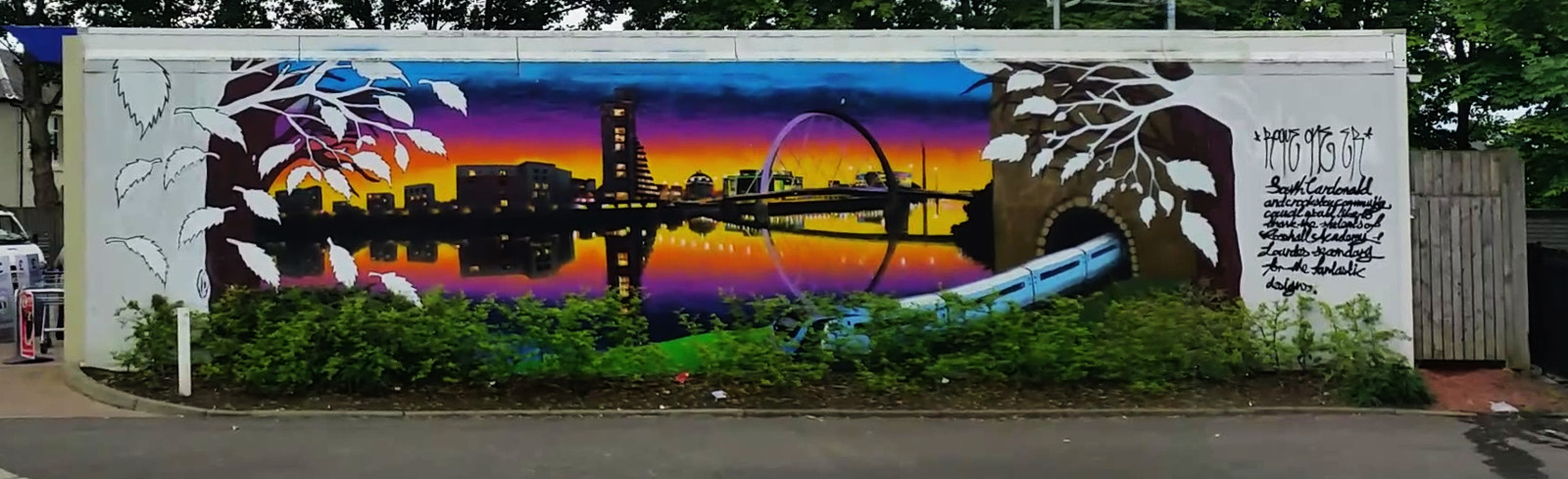 A Hauf Stop : Cardonald Mural