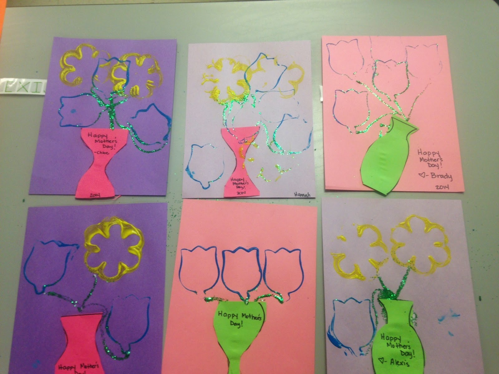 Beautiful Chaos: Preschool: Mother's Day Vase of Flower