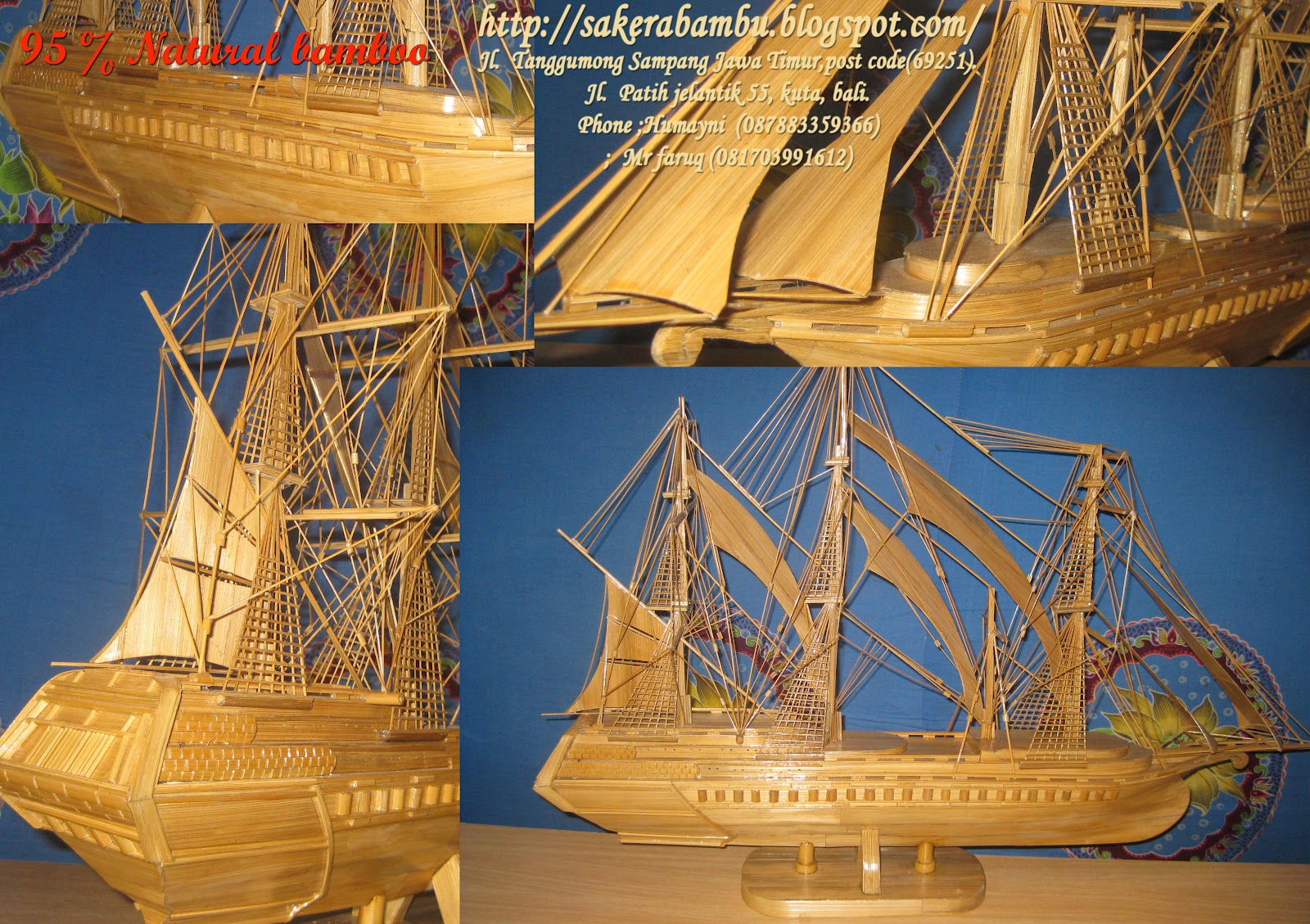 Miniatur Kapal Bambu: 2.Standard Class Ships