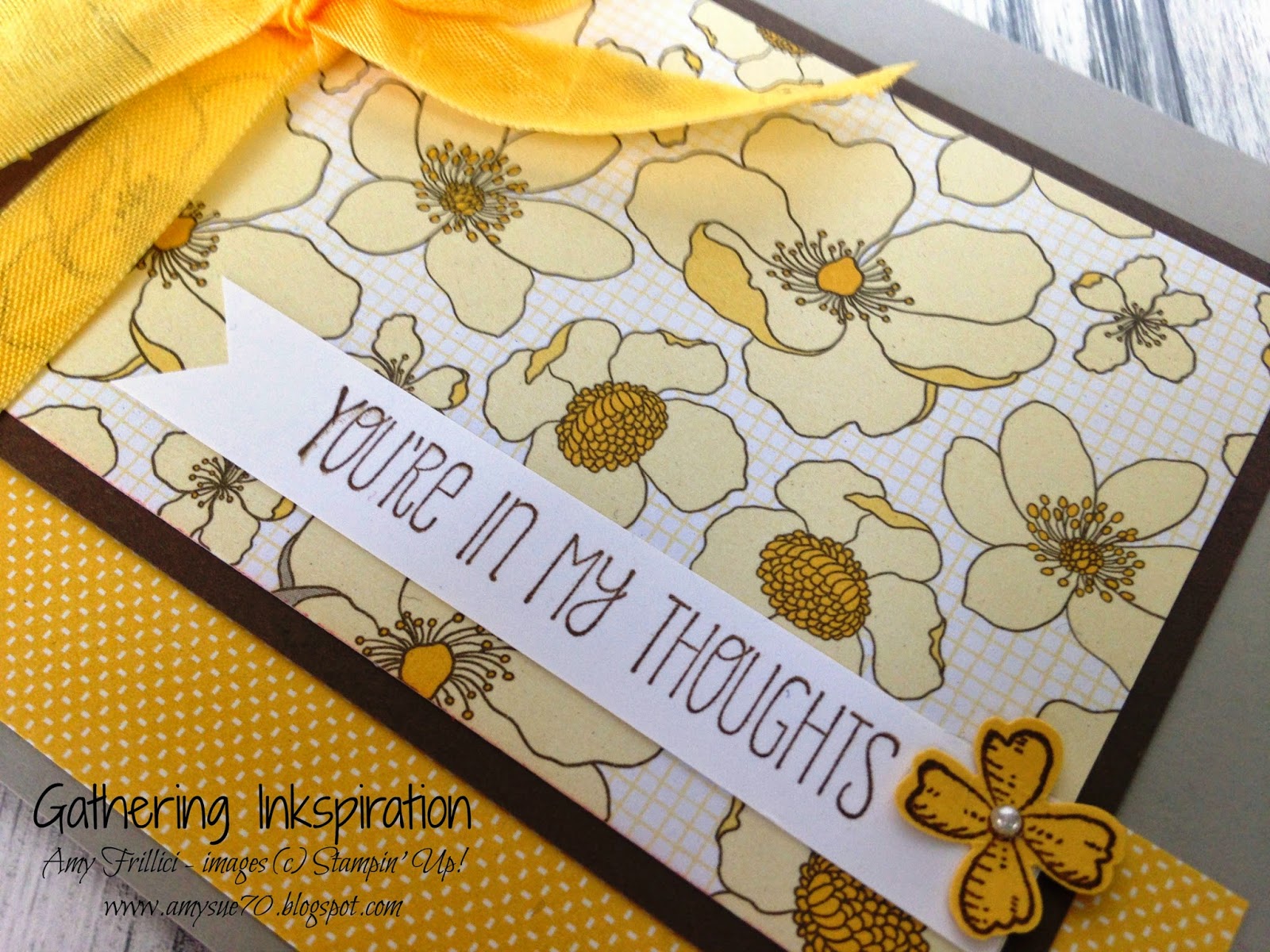 Gathering Inkspiration: Stampin' Up! You're In My Thoughts... A Dozen ...