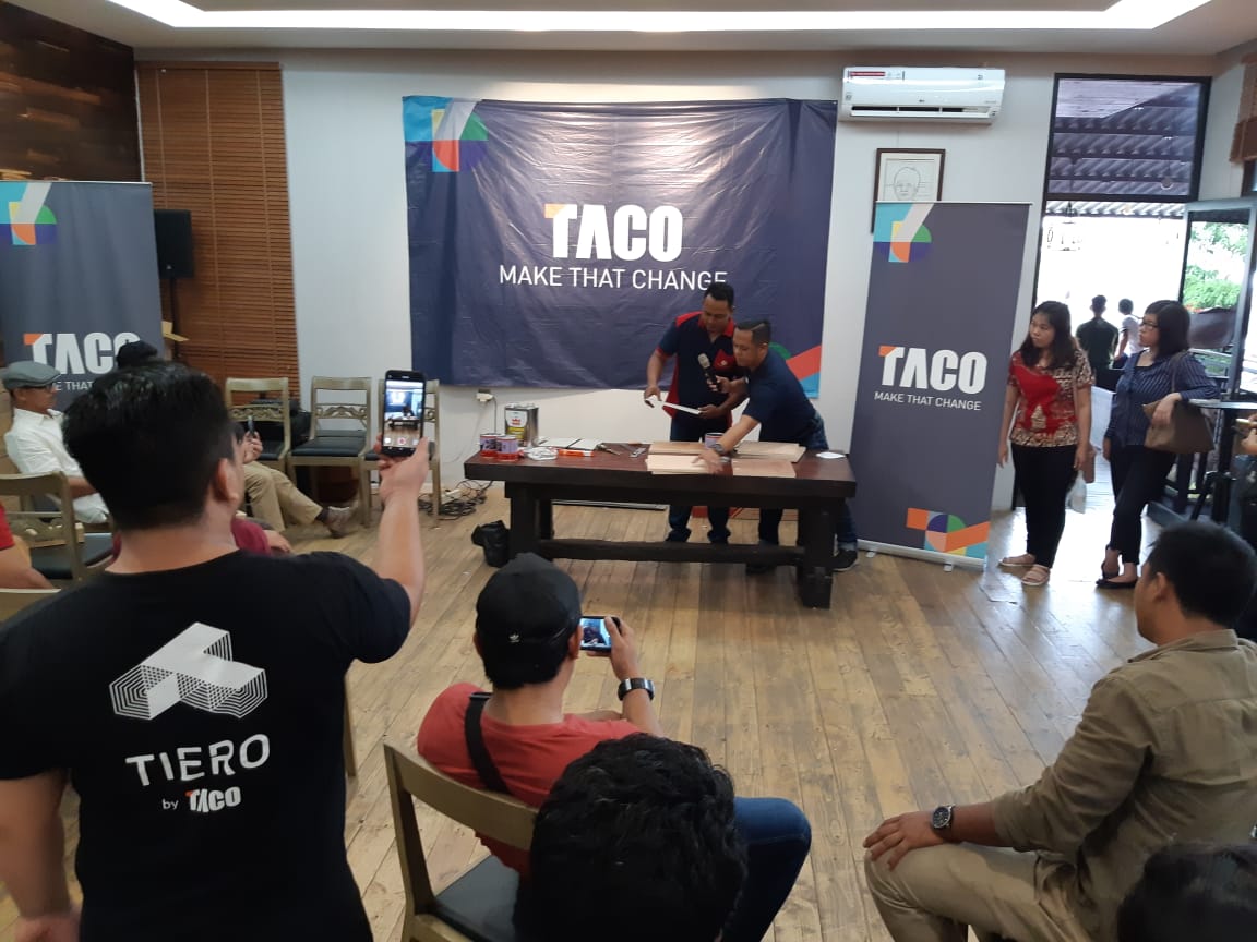 Apresiasi&penghargaan dari PT.taco(tangkas cipta optimal)