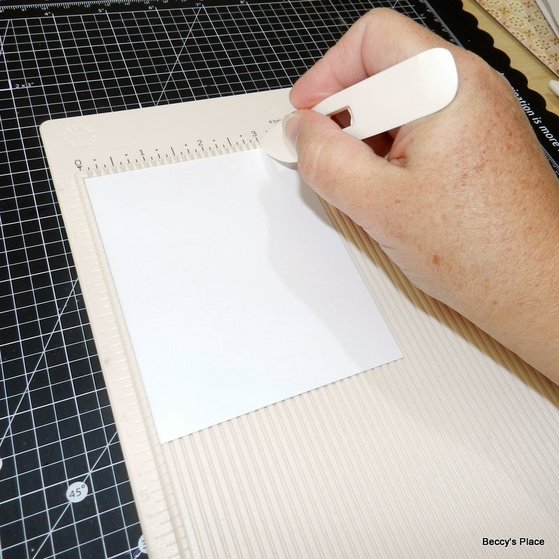 Beccy's Place: Tutorial - Four Fold Card