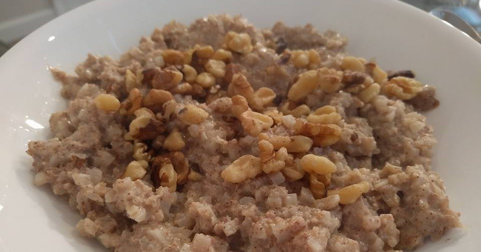 Maple Walnut "Oatmeal" | Caroline's Keto Kitchen