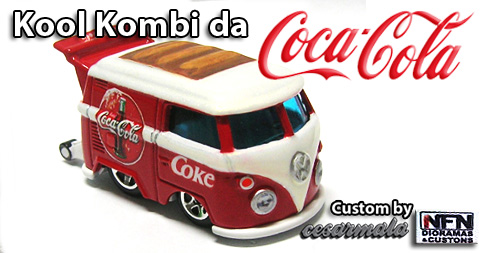 Cesarmala Minis e Customs: Kool Kombi da Coca-Cola
