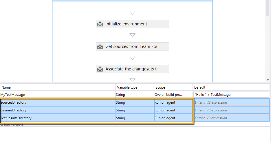 How To Define Build Variables Like Sourcesdirectory Binariesdirectory