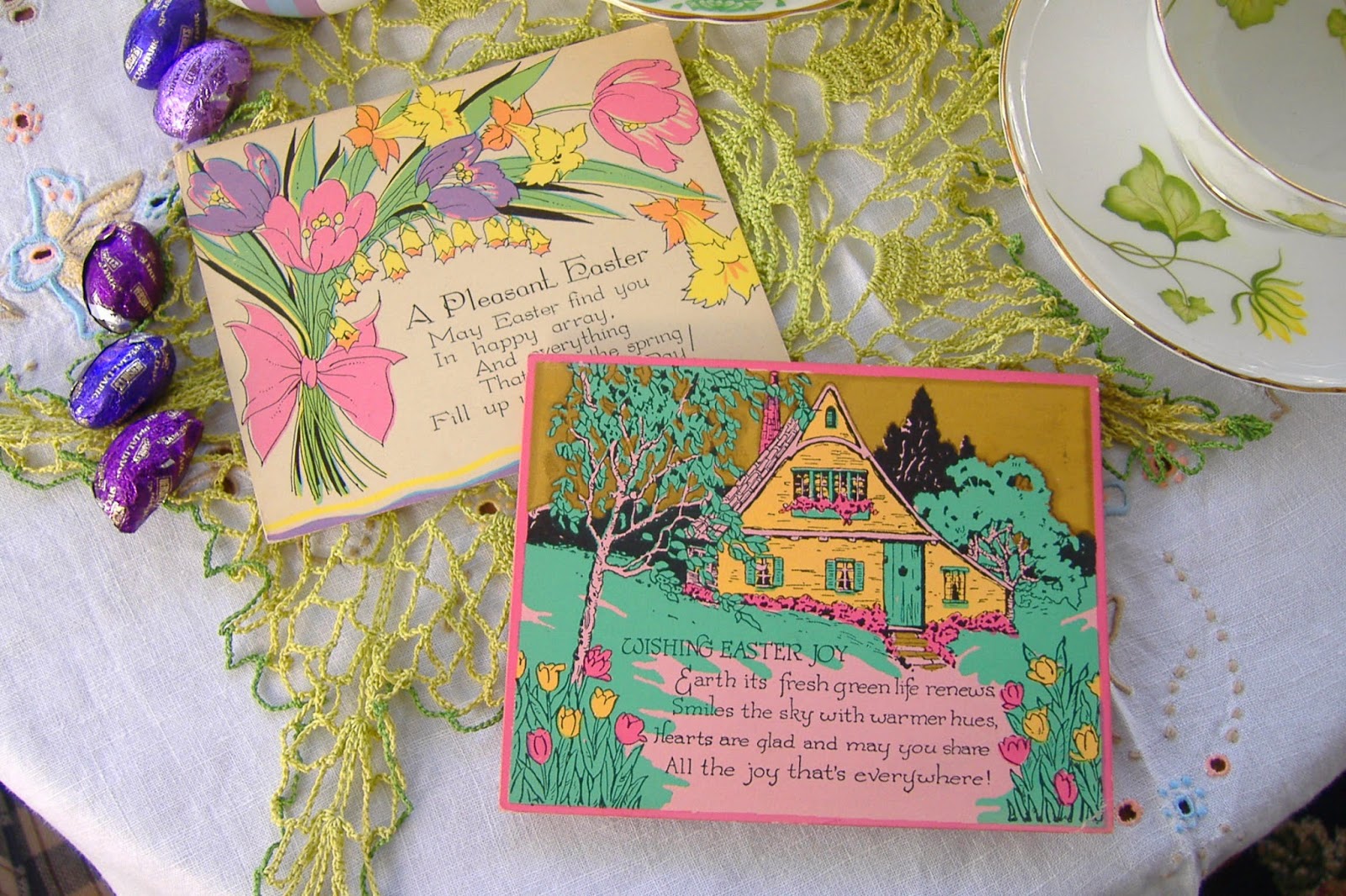 Antiques And Teacups: Tuesday Cuppa Tea, Easter Tea