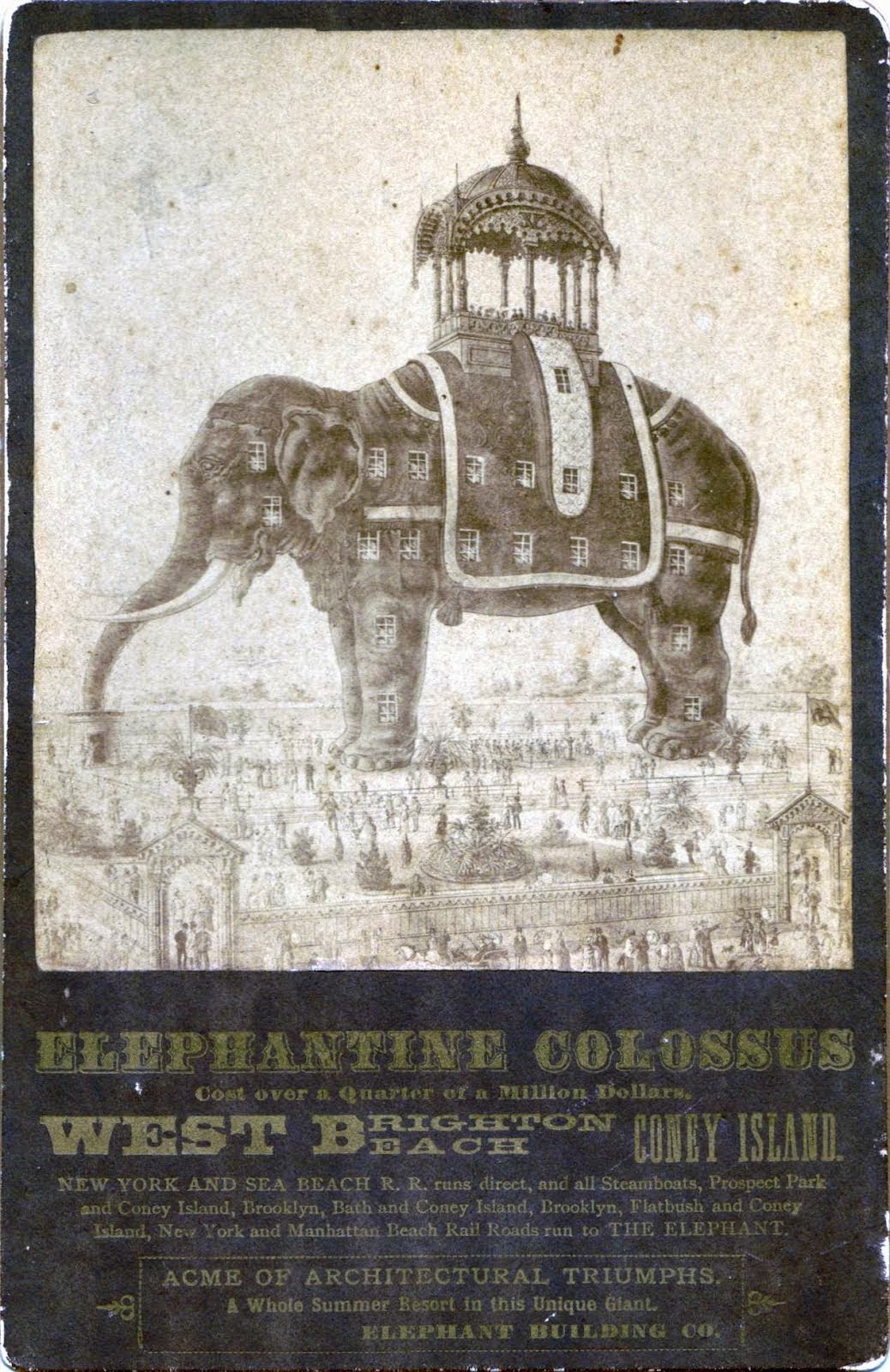 New York - History - Geschichte: Das Hotel, das wie ein Elephant aussah