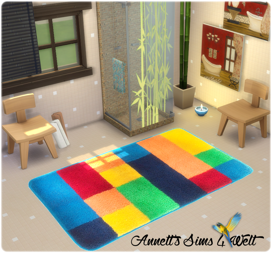Sims 4 CC's - The Best: Bathroom Rugs by Annett85