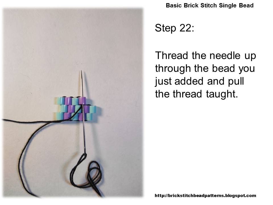 Brick Stitch Bead Patterns Journal: Basic Brick Stitch Single Bead ...