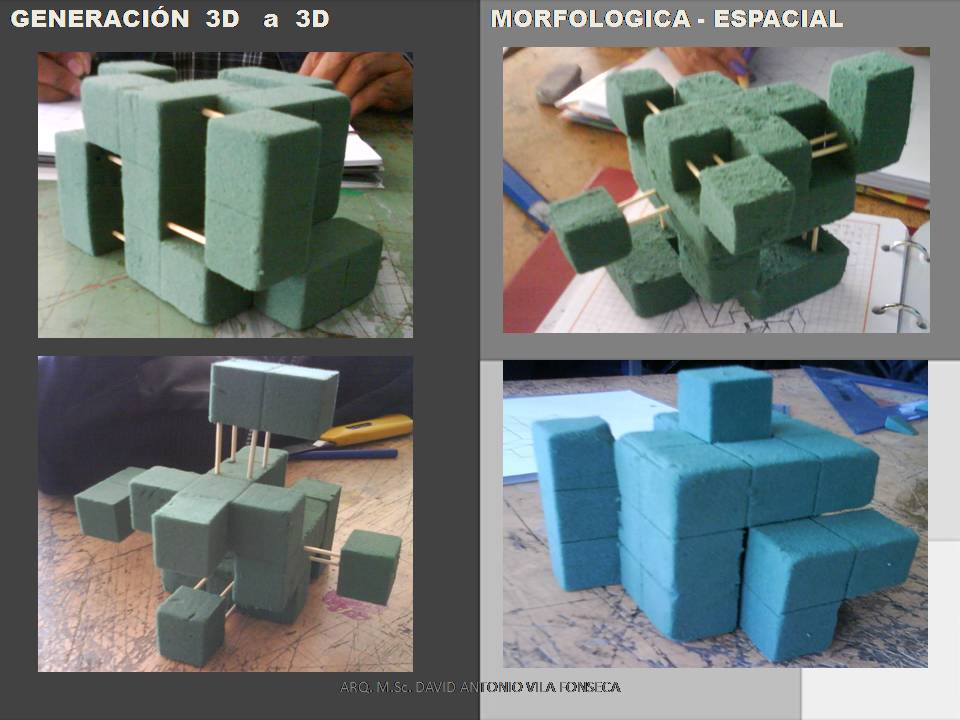 TEORÍA - MORFOLOGÍA: COMPOSICIÓN 3D a 3D (generación morfologica ... TEORÍA - MORFOLOGÍA: COMPOSICIÓN 3D a 3D (generación morfologica ...