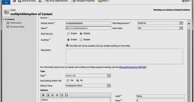 Dynamics 365: Multi Select Checkbox in MS CRM 2011 using JavaScript Dynamics 365: Multi Select Checkbox in MS CRM 2011 using JavaScript