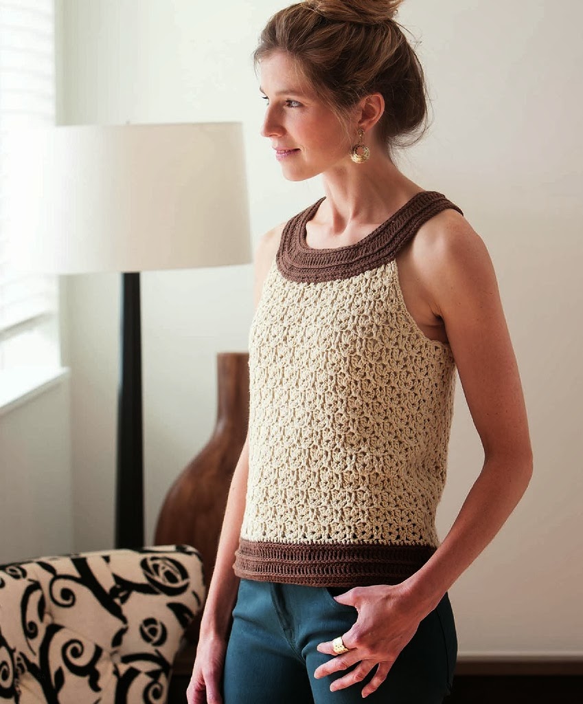Crochetemoda Blog: Top de Crochet