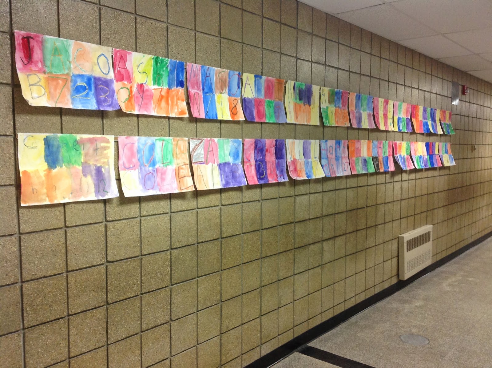 The Artsy Fartsy Art Room: Jasper Johns & 1st Grade