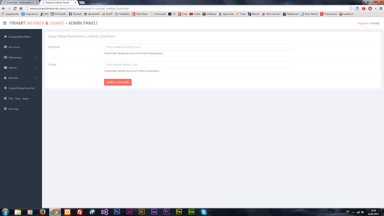 Php Admin Panelli Kurumsal Firma Scripti Php Scriptler Asp Scriptler