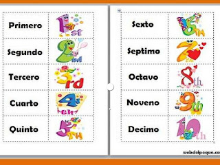 NÚMEROS CARDINALES Y ORDINALES