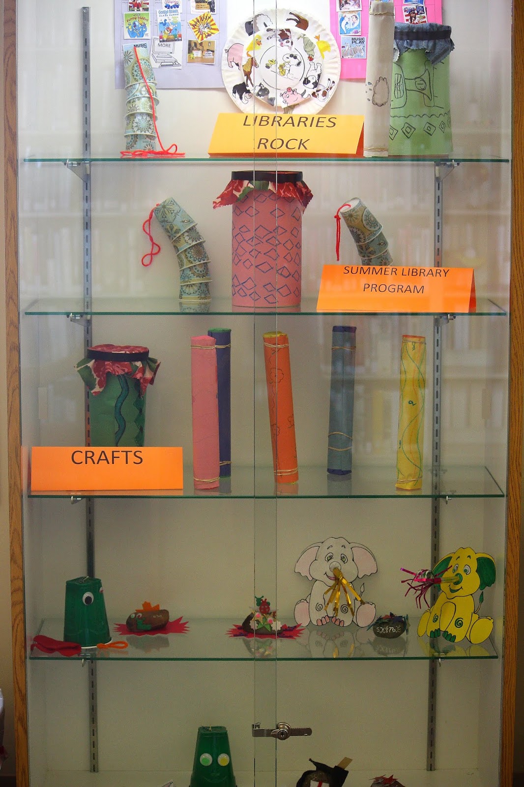 Susan Mayer's Haven: Library 'Summer Reading Program' crafts