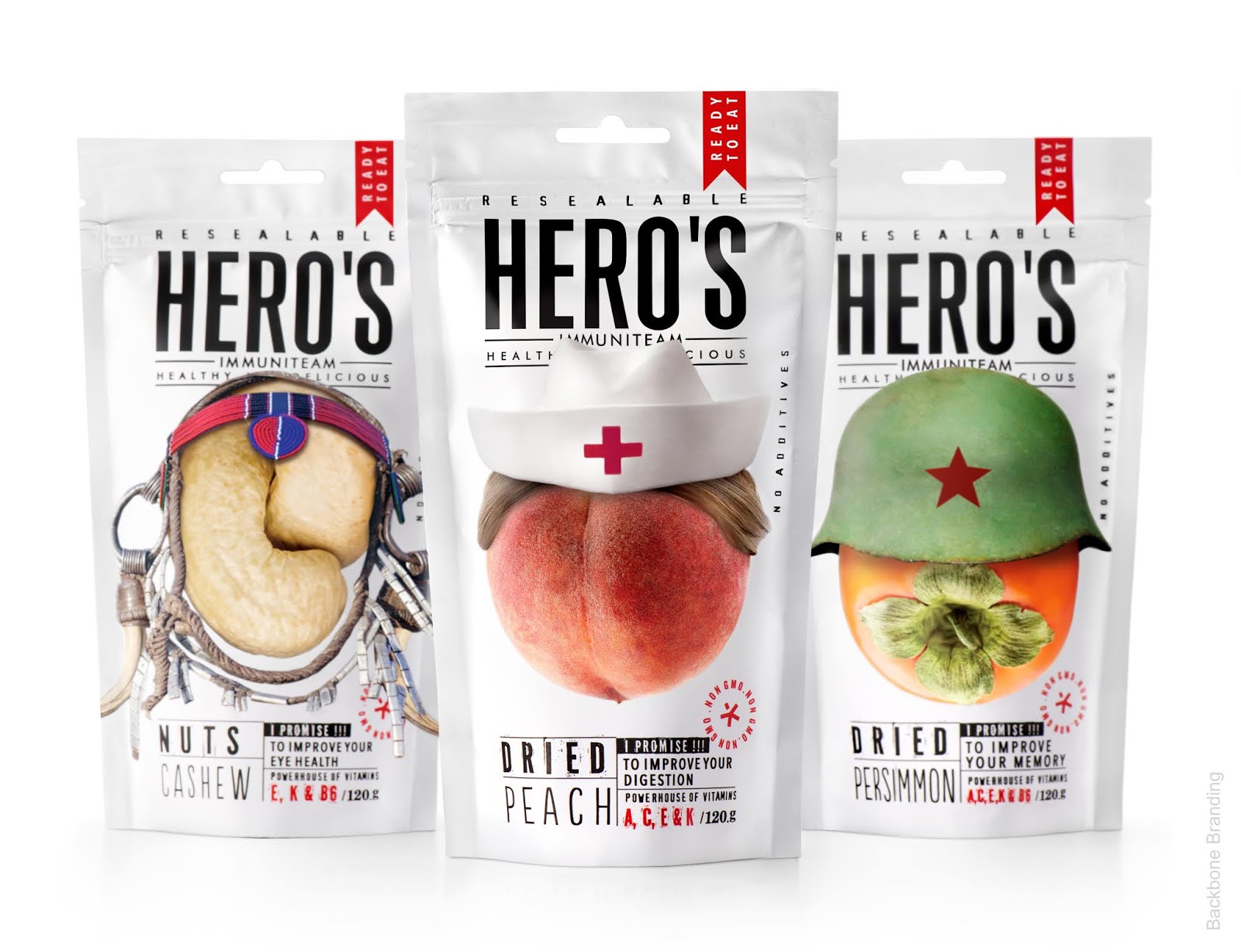 HERO'S on Packaging of the World - Creative Package Design Gallery