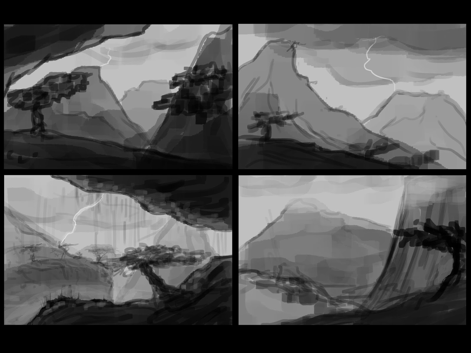 Design Process: Environmental Thumbnails