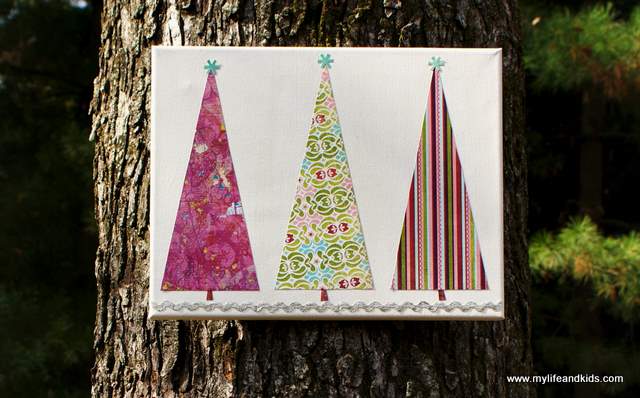 Featured Guest Post- {DIY Christmas Tree Artwork} - 700 N COTTAGE