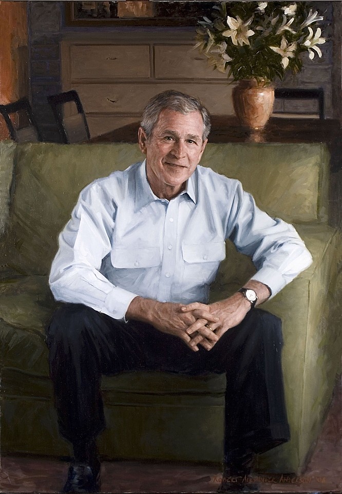 Art Now and Then: George W. Bush Portraits