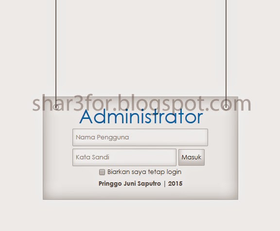 Cara Membuat Form Login Dengan PHP dan MySql | ShareFor
