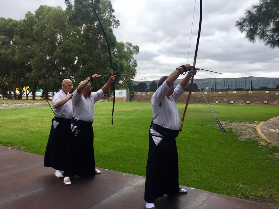 zen archery: West Australia Kyudo Kai Visit 2017