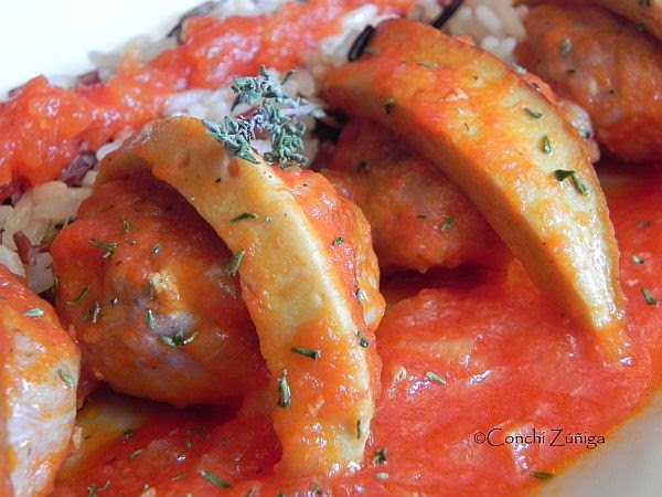 CocinandoSetas: Figatells en salsa con Boletus edulis