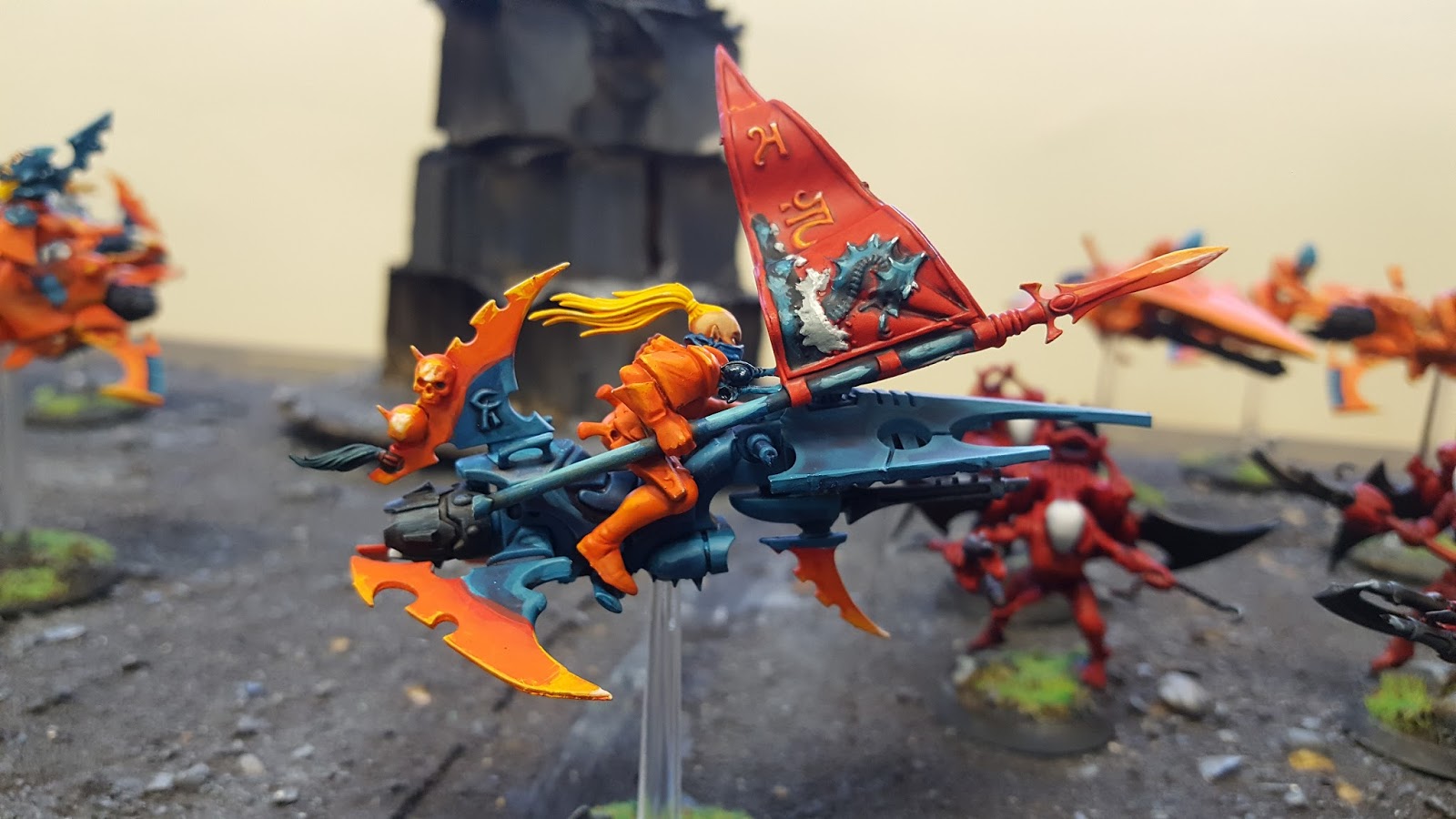Aeldar Jetbike Autarch Conversion Gallery