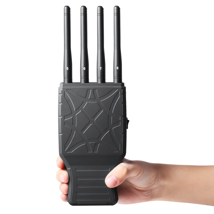 Drone Jammer: Handheld 8 Channels GPS Signal Blocker Signal Jammer