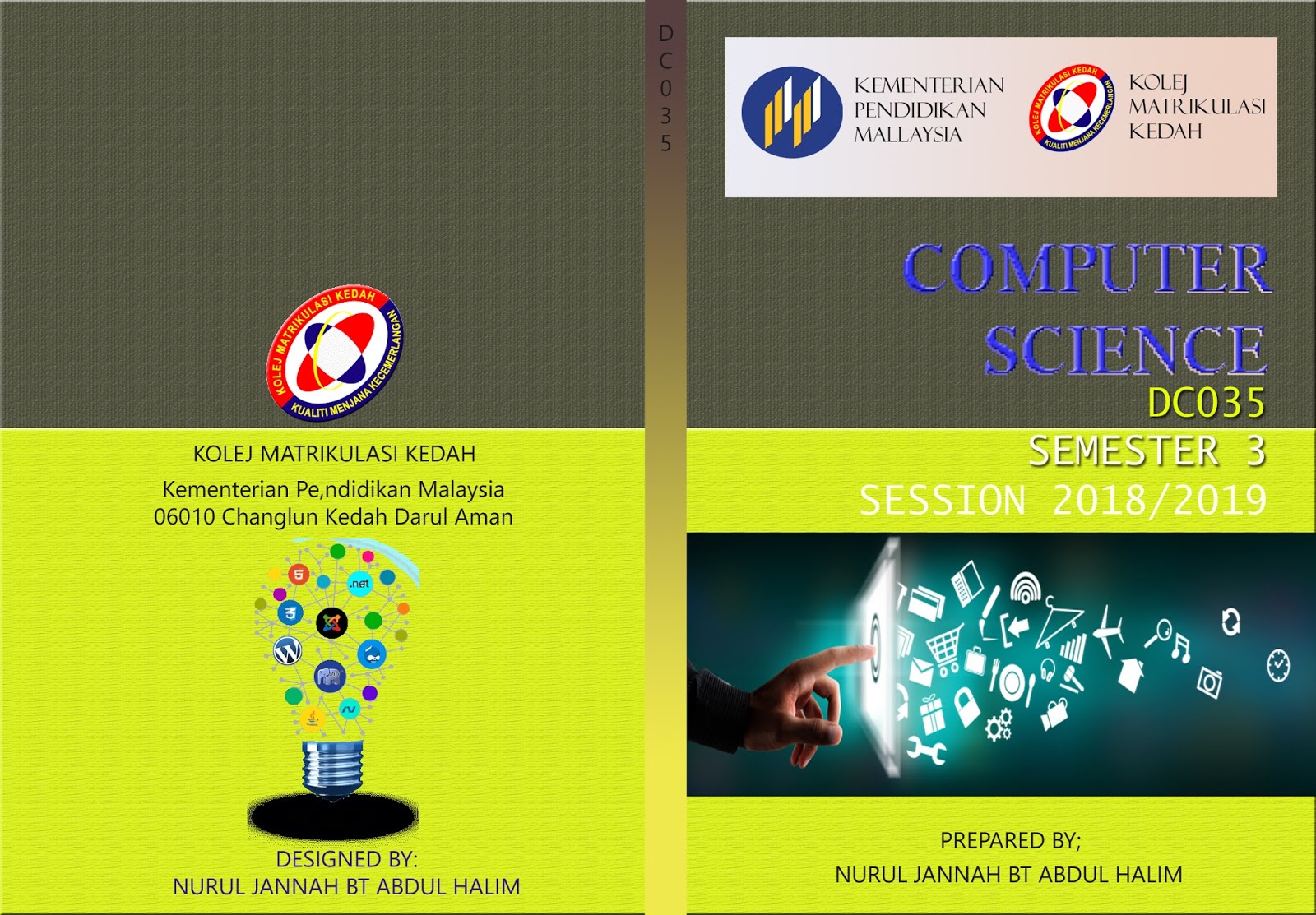 Cover Buku Sains Komputer - JANNAH