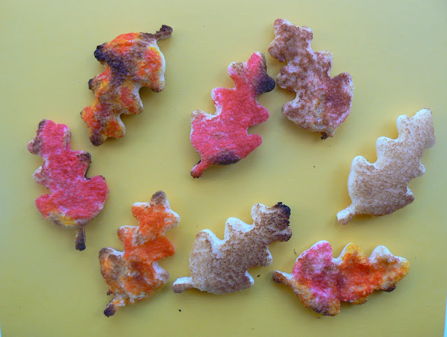 With a Faithful Heart: Little Ones Learning: Fall leaf foods!