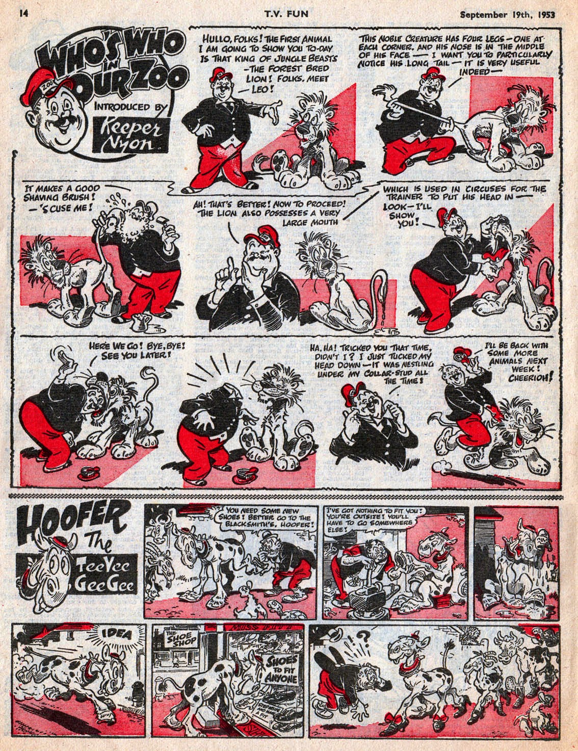 BLIMEY! The Blog of British Comics: T.V. Fun No.1 (1953)