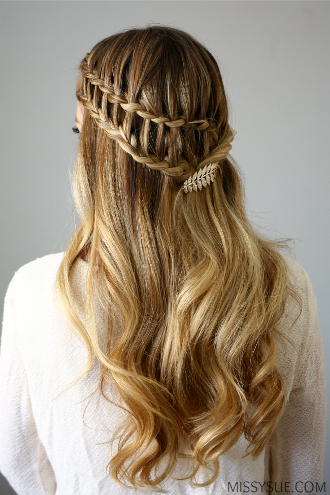 Half Up Ladder Braid Hairstyle | Latest 2016 Braid Hairstyles - Fashion ...