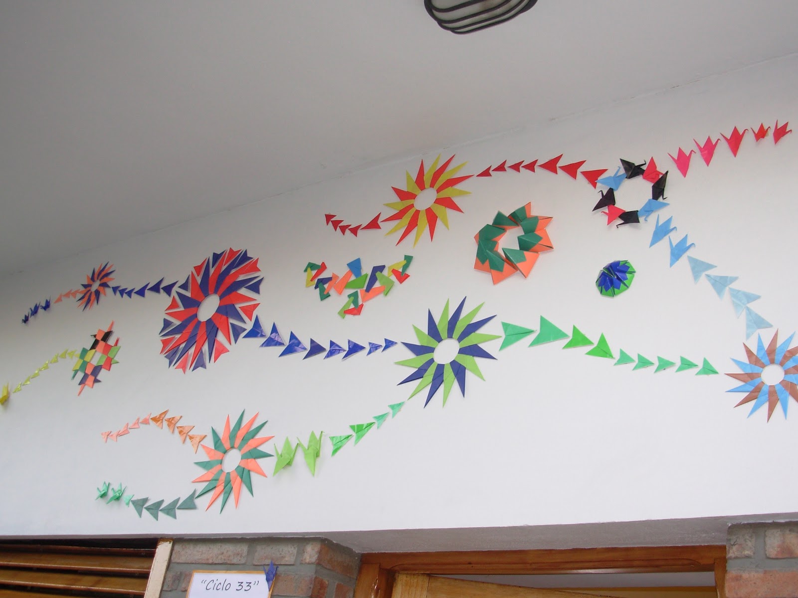 OrigamiAna: "Ciclo 33" Origami Mural