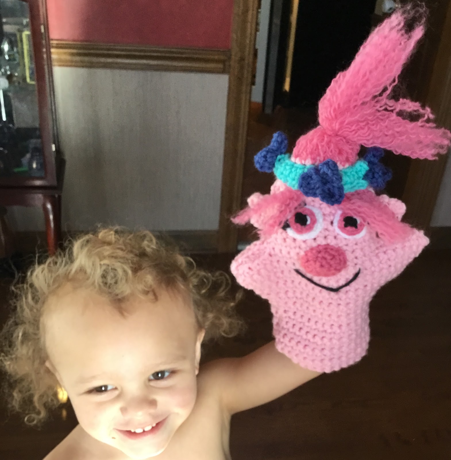 The Perfect Stitch...: Trolls - Poppy Hand Puppet