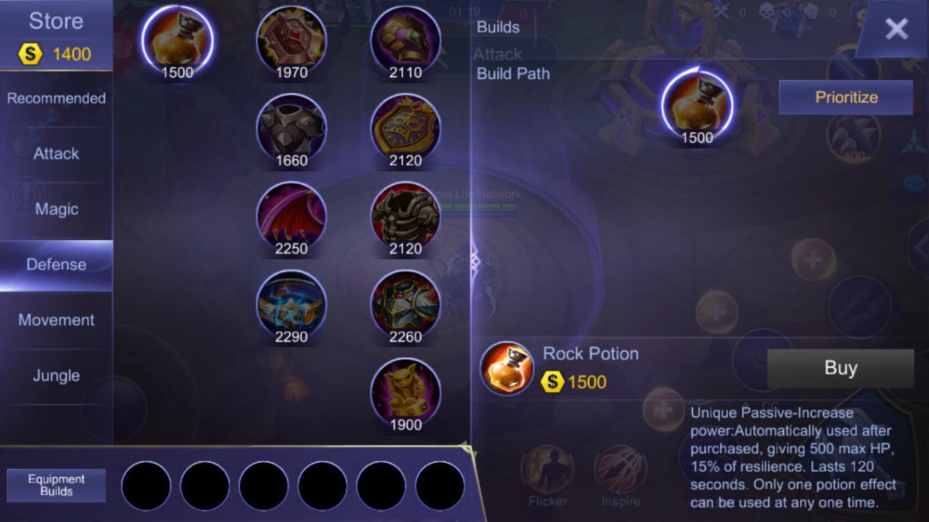 4 Item Potion Tersembunyi Untuk Buff di Late Game Mobile Legends