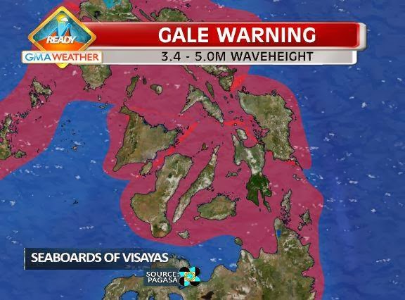 Iloilo City Emergency Responders Philippines: Gale Warning as of 5am