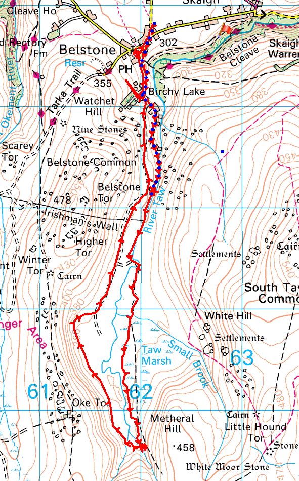 Musings from Higher Downgate and Elsewhere: Walk from Belstone