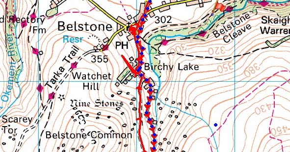 Musings from Higher Downgate and Elsewhere: Walk from Belstone