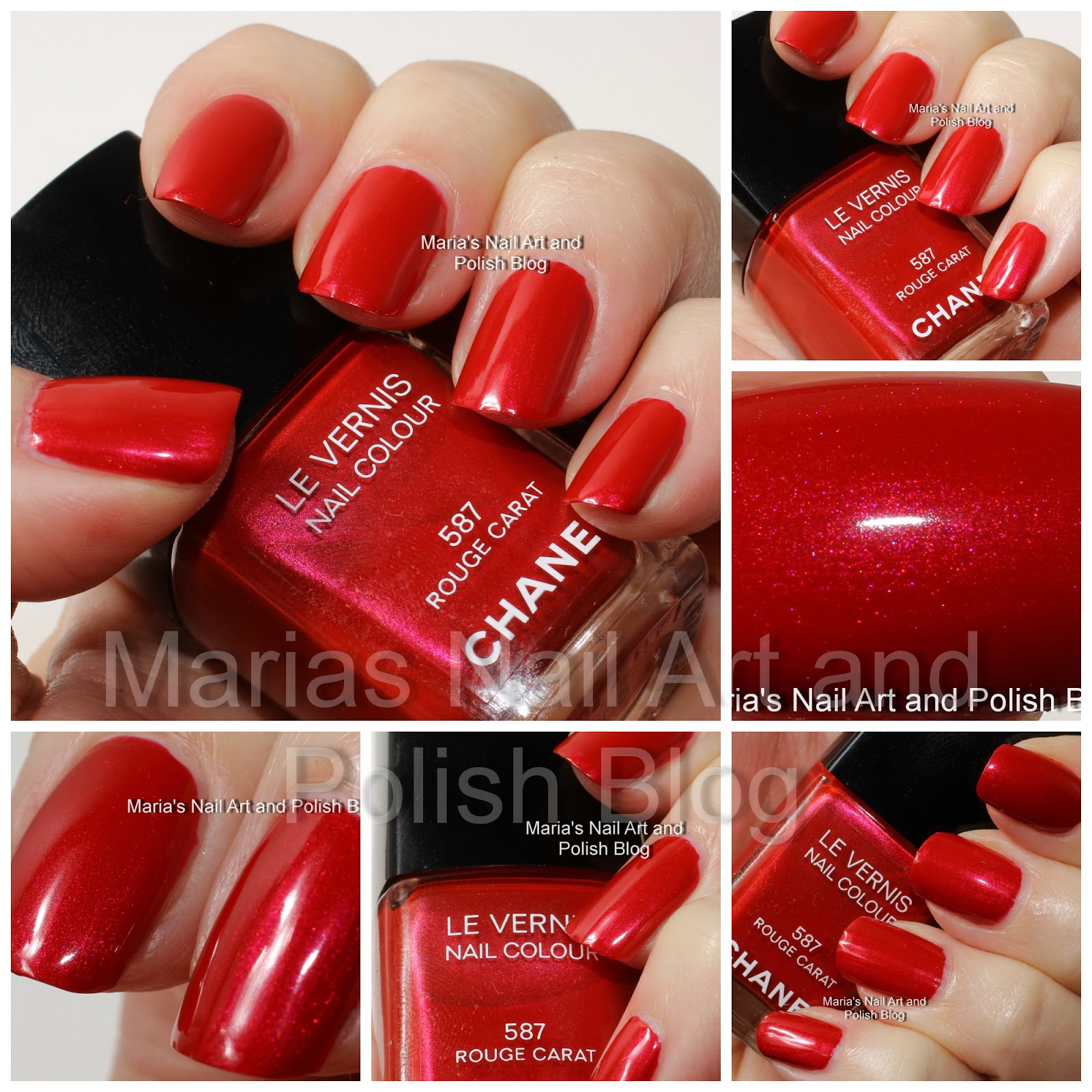 Marias Nail Art and Polish Blog: Chanel Rouge Carat 587, Les ...