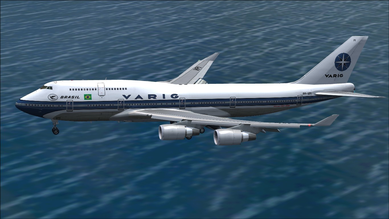 Texturas Brasileiras: Varig PP-VPI Boeing 747-400