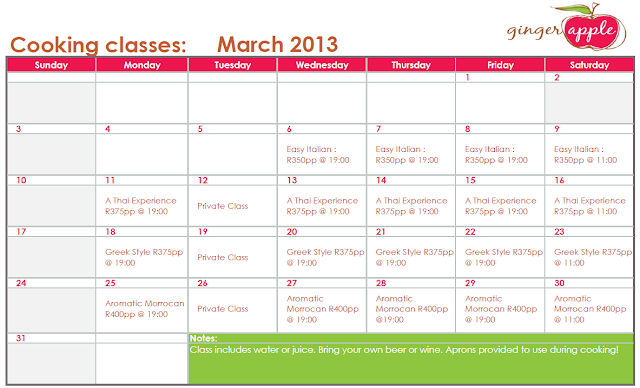 Ginger Apple: Calendars