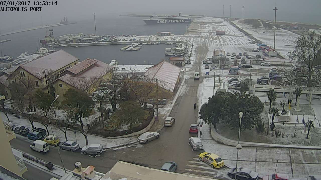 Weather News: Η Αλεξανδρουπολη και η Σαμοθρακη Ασπρισαν!!(φωτο)