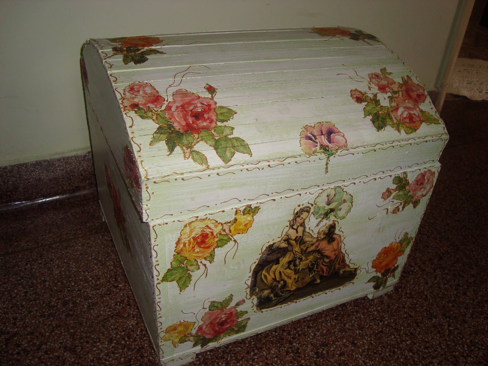 Artesanato: Baú decorado